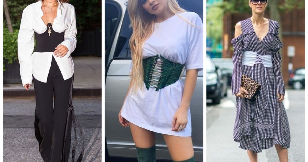 ახალი ტრენდი მოდაში - როგორ მოვირგოთ კორსეტი სხვადასხვა სტილის სამოსზე ...