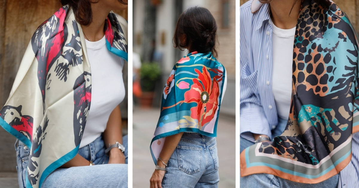 შარფის გაკეთების 10 ხერხი და ზაფხულის ტრენდული პრინტები - Marao