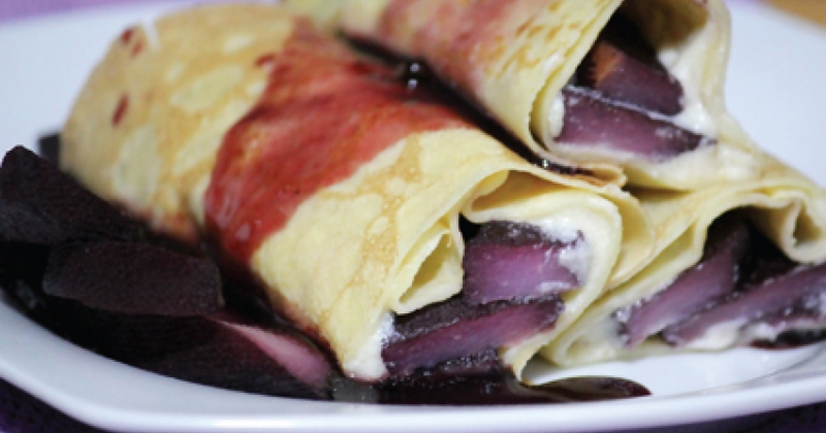 ბლინები ღვინოში მოხარშული მსხლით - Marao