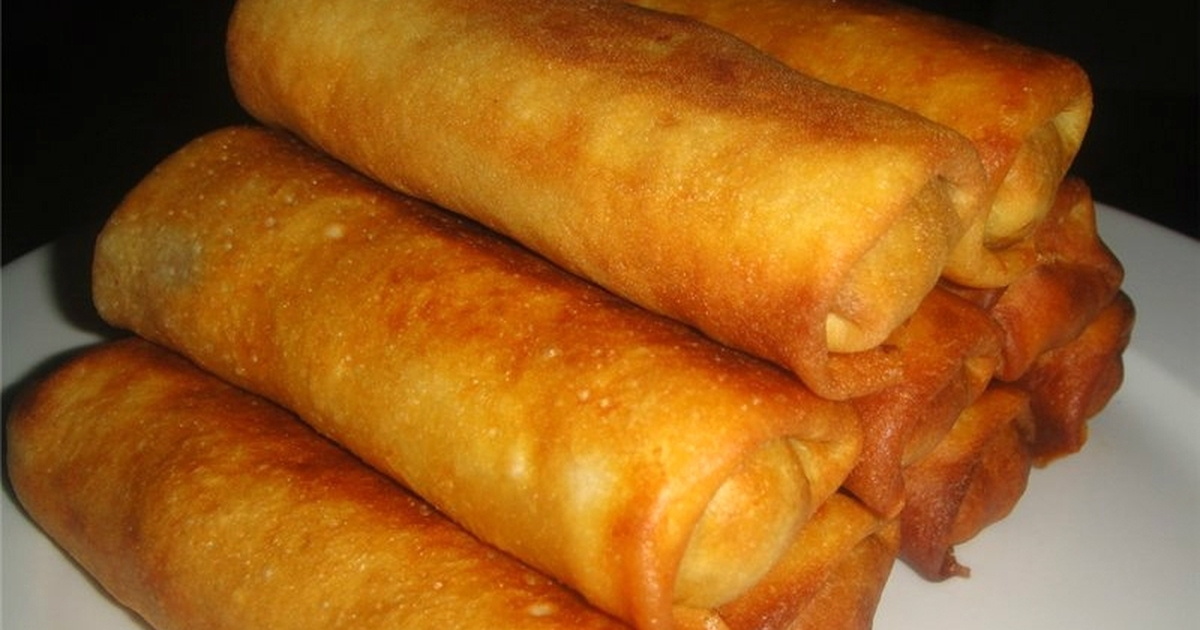 ოქროსფრად დაბრაწული ხორციანი "ბლინჩიკები" - Marao